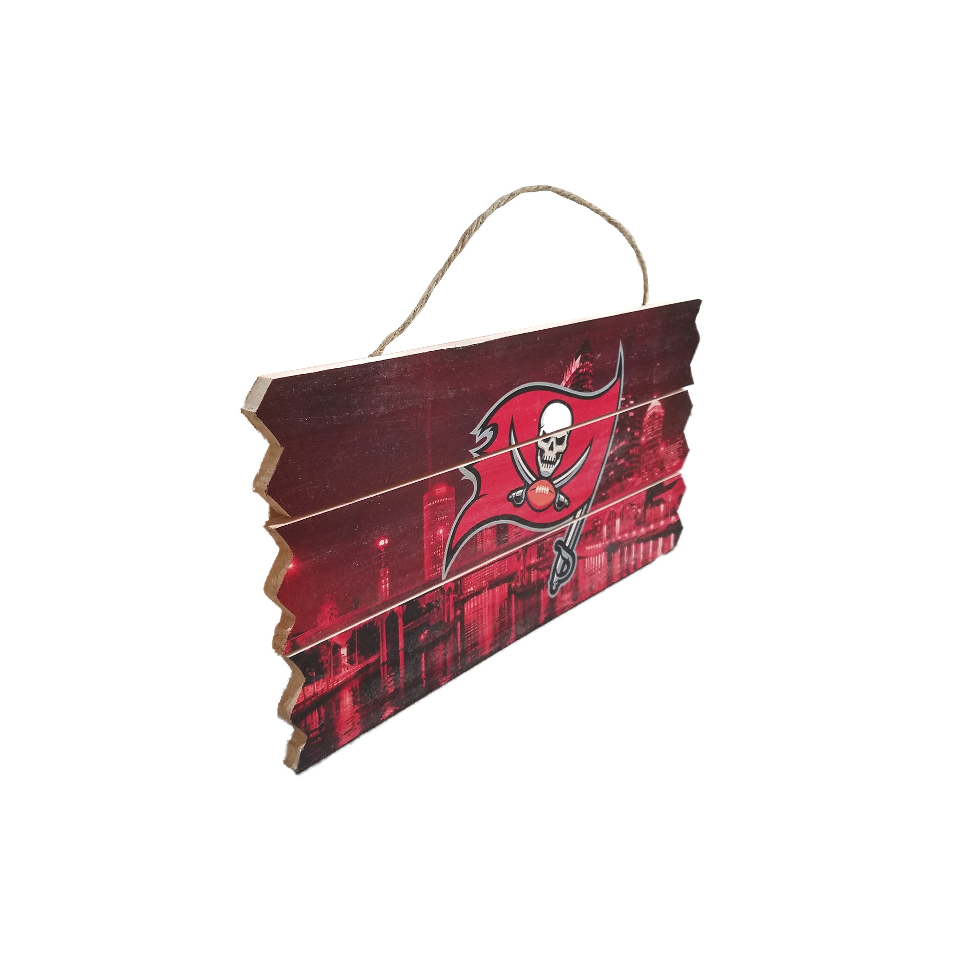 Tampa Bay Buccaneers Hanging Sign Mini Wood Plank